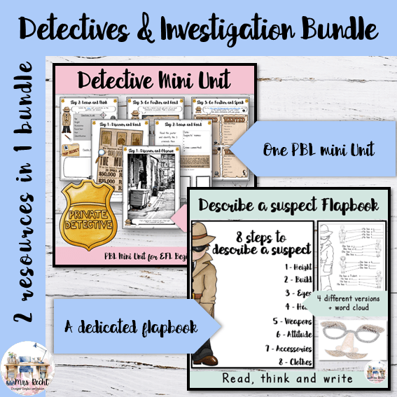 Mini-Séquence Detective - Bundle 6e - Mrs Recht's Classroom