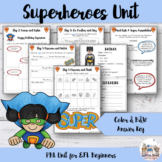 Séquence Superheroes - 6e - Mrs Recht's Classroom