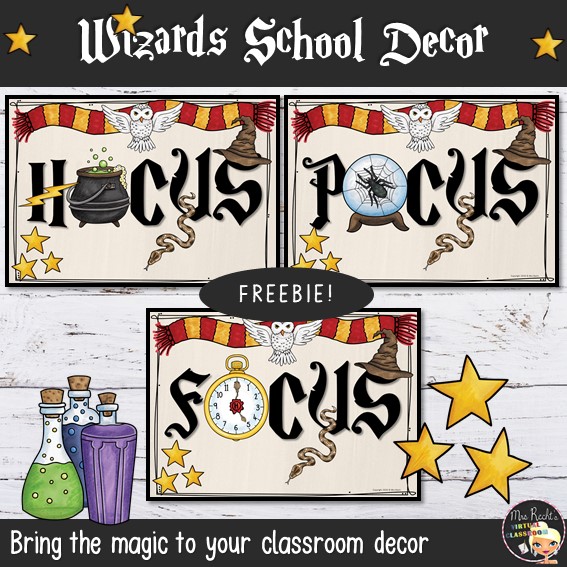[Affichage] Posters Gratuits Sorciers - Mrs Recht's Classroom
