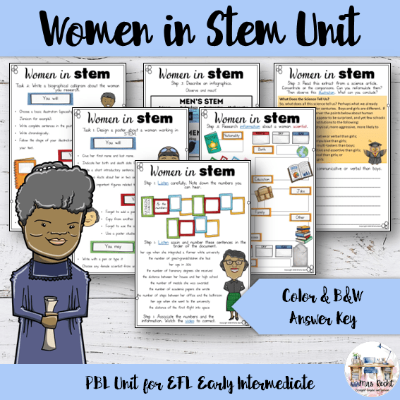 Séquence Women in Stem - 5e - Mrs Recht's Classroom