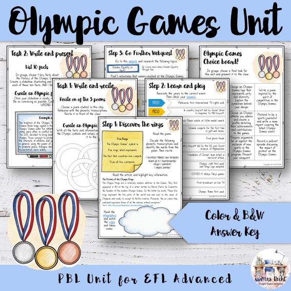 Séquence Olympic Games 3e LCE - Mrs Recht's Classroom